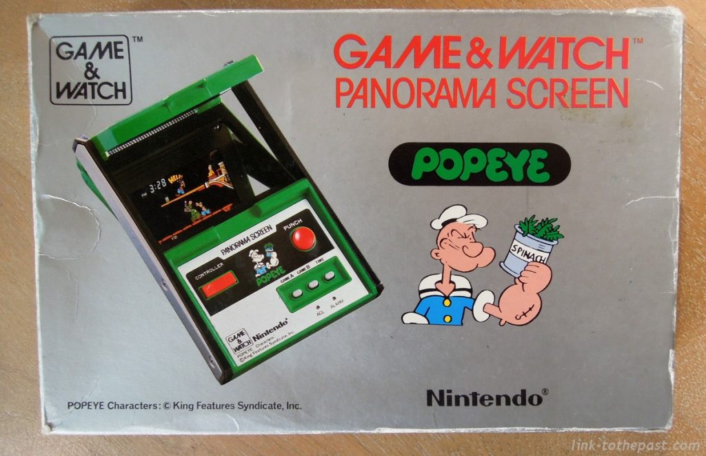 Game and Watch Popeye Panorama Screen [VENDU] – Link to the past
