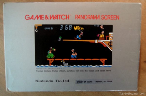 Game and Watch Popeye Panorama Screen [VENDU] – Link to the past