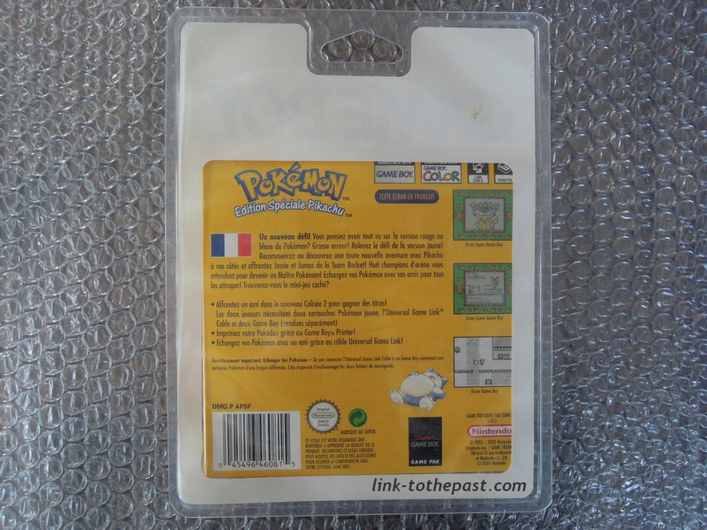 Pokemon Jaune Neuf sous Blister rigide [VENDU] – Link to the past